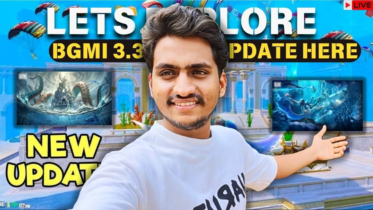 LETS EXPLORE 3.3 UPDATE GUYS🤔 DAY 133 #bgmi #shortslivestream #shorts ...