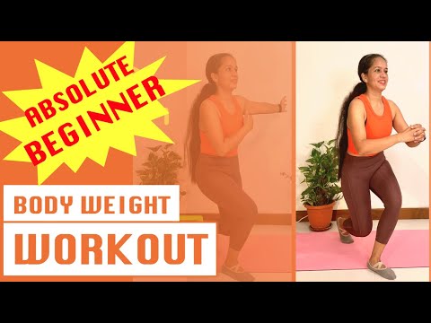 Absolute beginner bodyweight workout! - YouTube