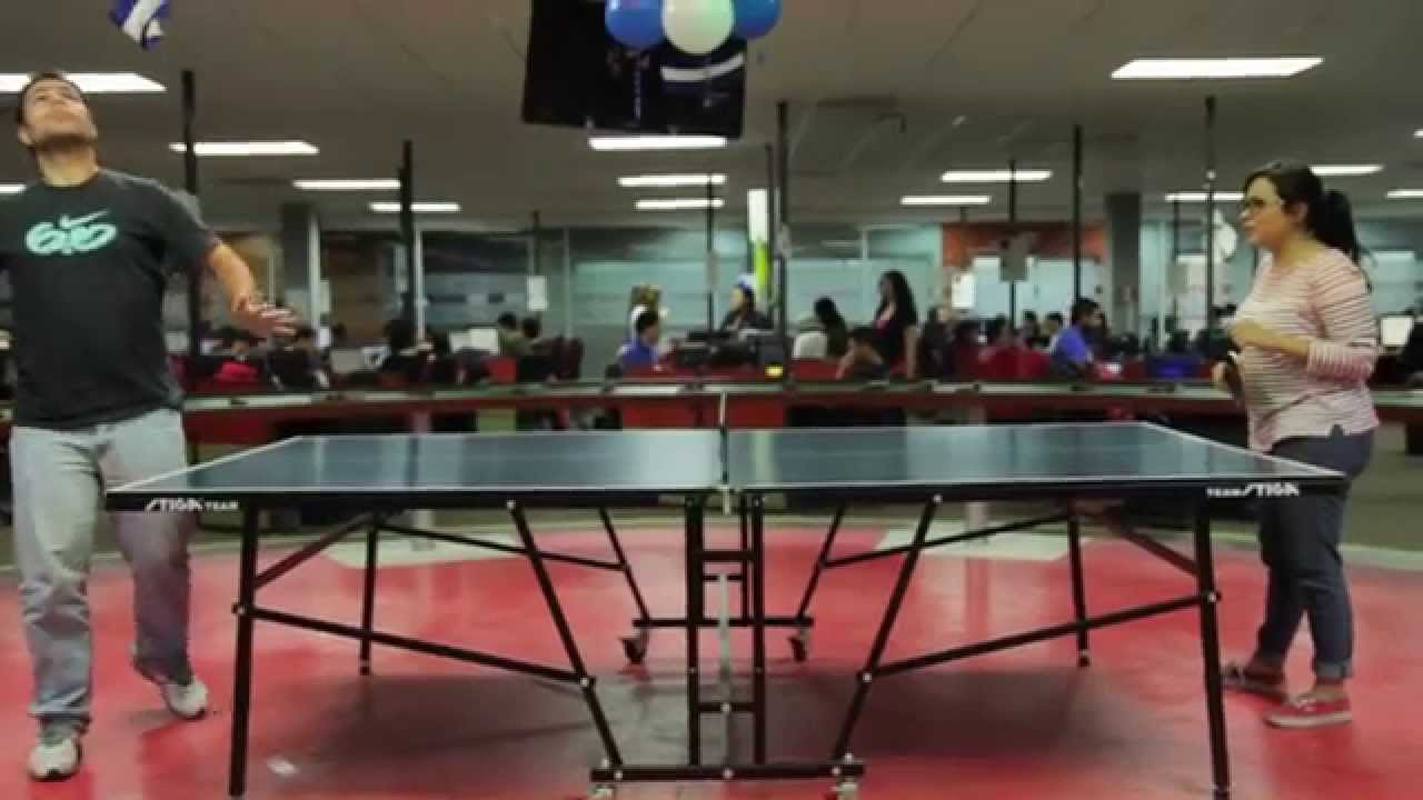 Only at TELUS International - Ping Pong break - YouTube