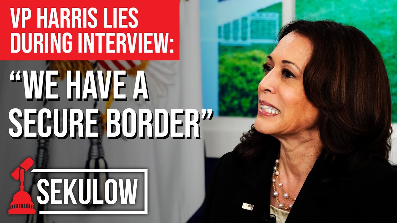 VP Harris Lies During Interview: “We Have A Secure Border” - YouTube