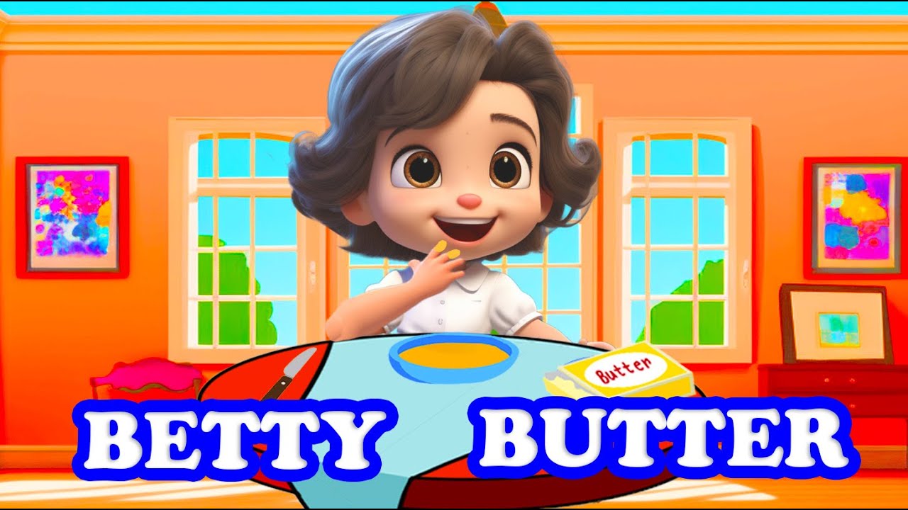 Betty Butter | Kids & Nursery Rhymes | Sing along Song | Animated - YouTube