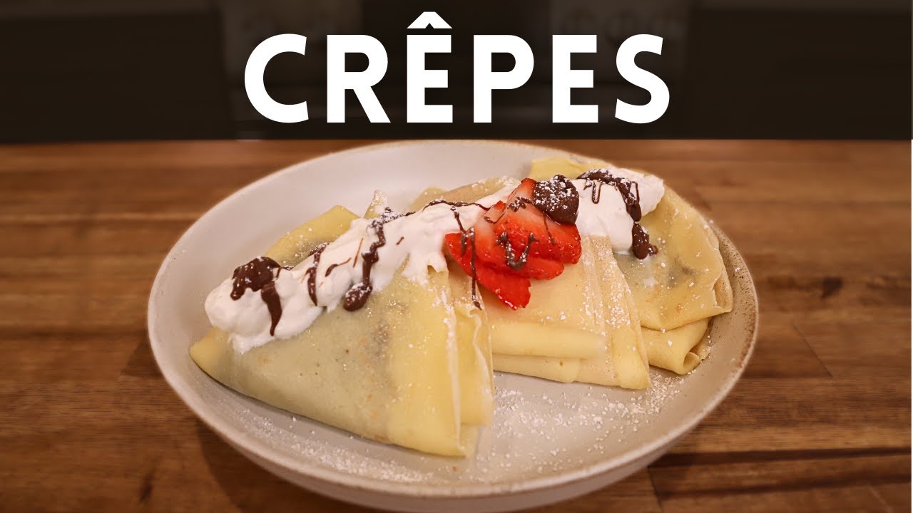 How To Make Perfectly Light And Delicate Crepes - YouTube
