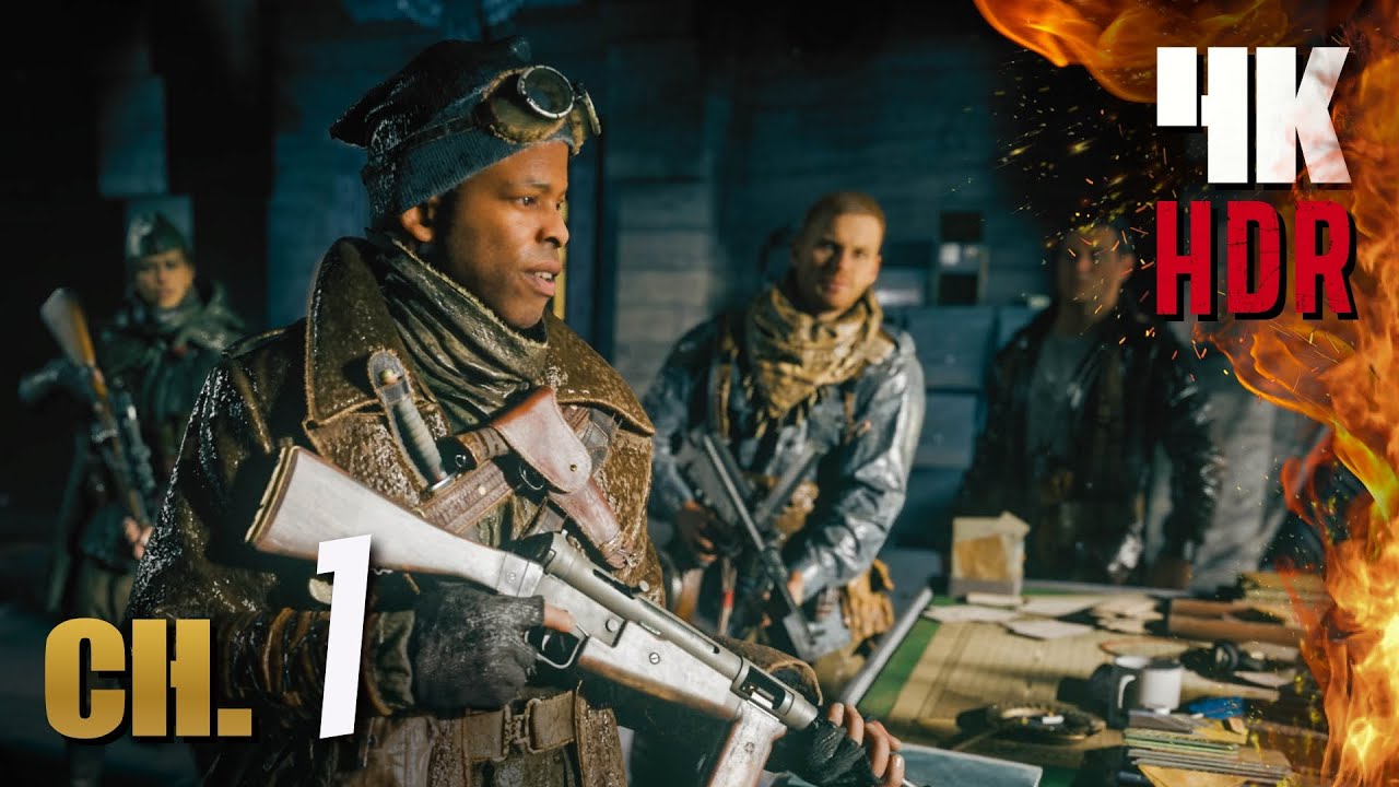 Call of Duty: Vanguard - [4K/60fps HDR] (Veteran) Part 1 - Mission 1 ...
