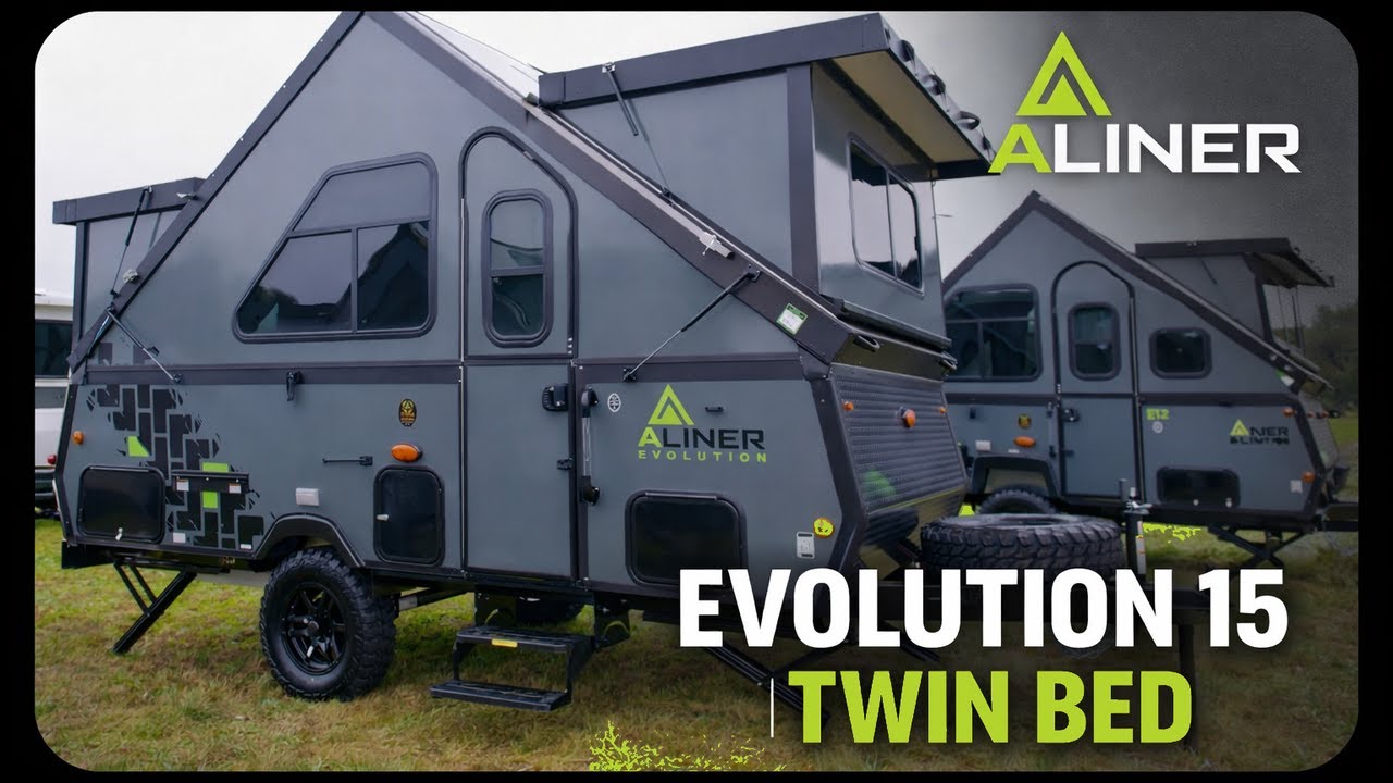 Aliner Evolution 15 Twin Bed | Exterior - YouTube