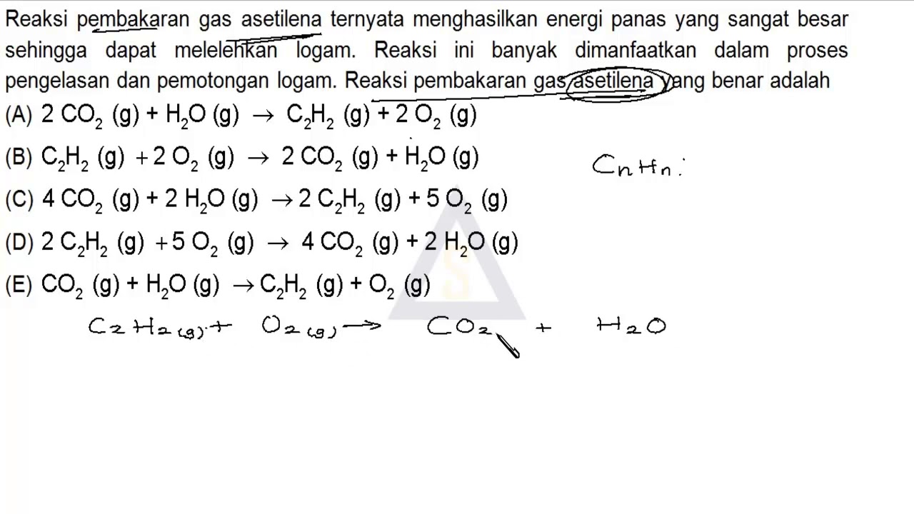 smartlearning ID | Kimia | Reaksi Pembakaran | Contoh Soal 6 - YouTube