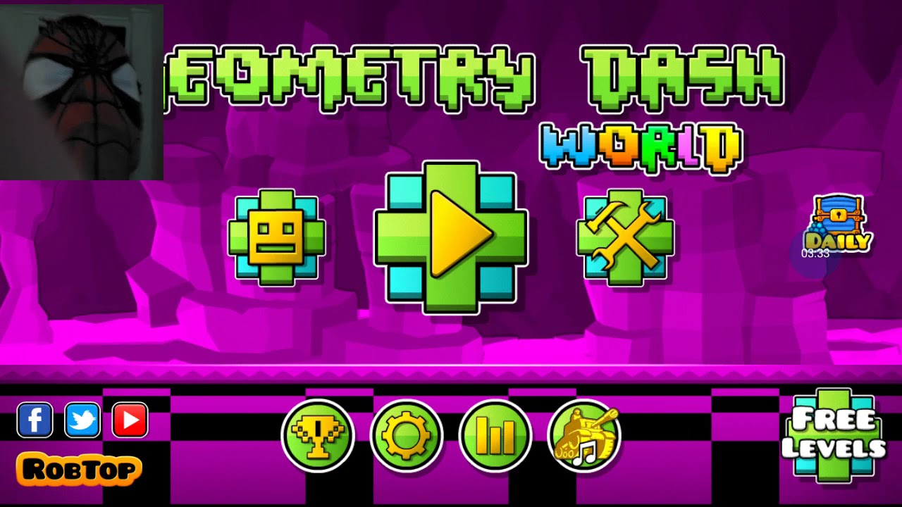 Niveles online en geometry dash Word - YouTube