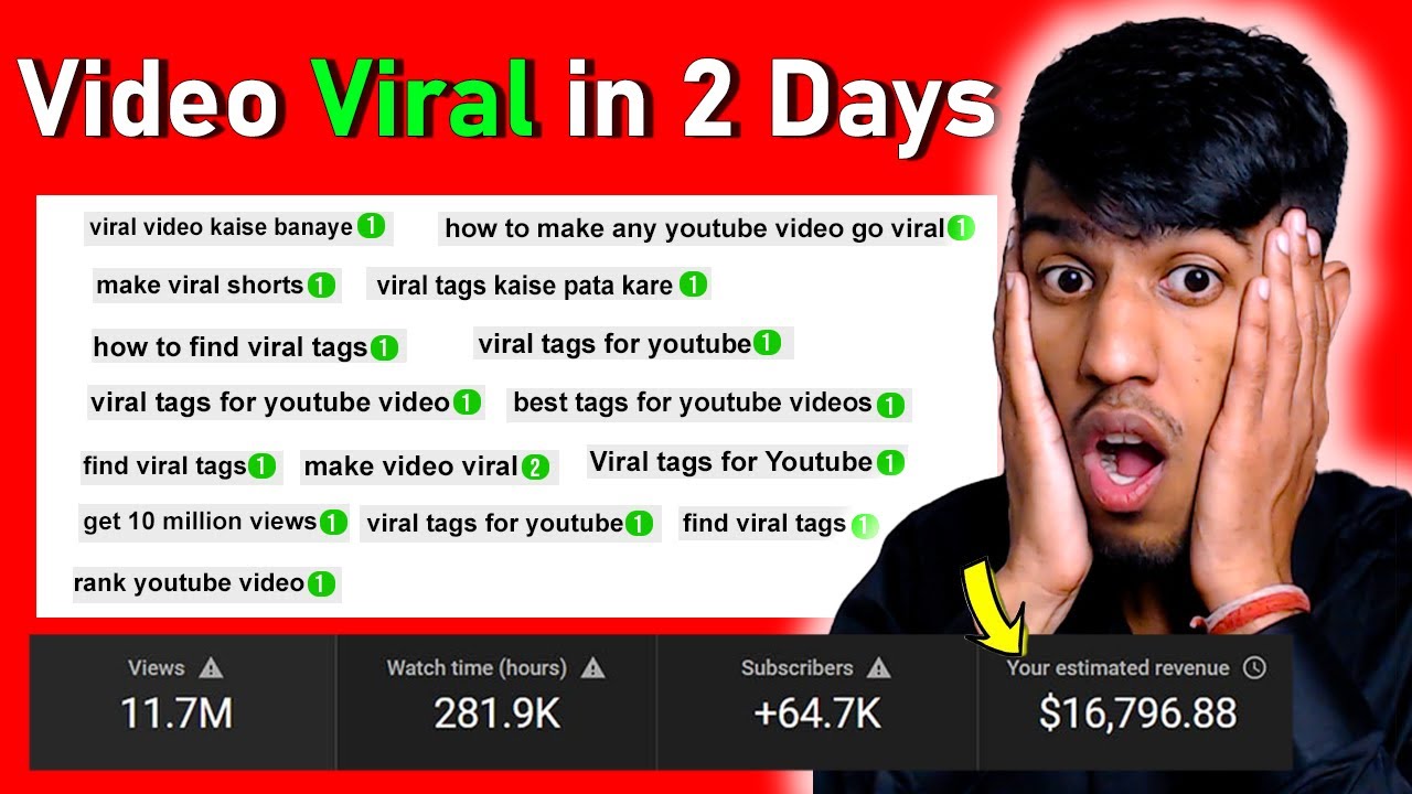 How to Find Viral YouTube Tags and Make any Video Viral 🔥🔥 | Viral Tags ...