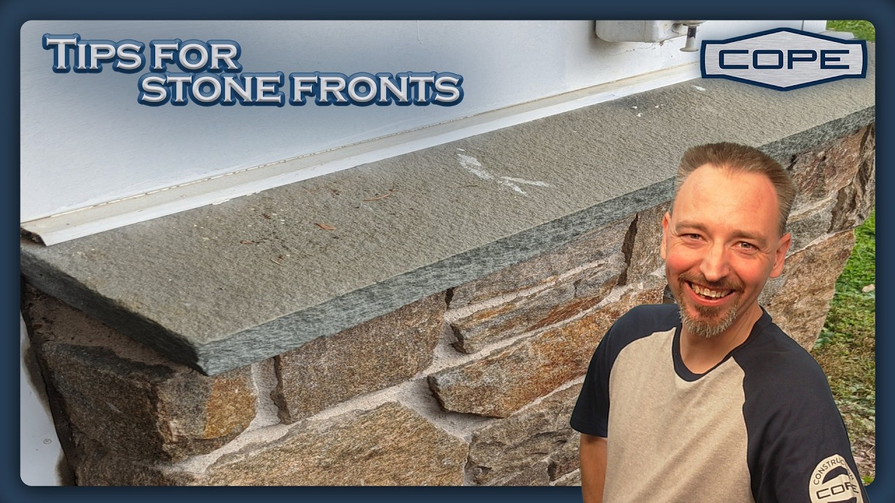 Working with what you have - correcting a Stone-base Wall - YouTube