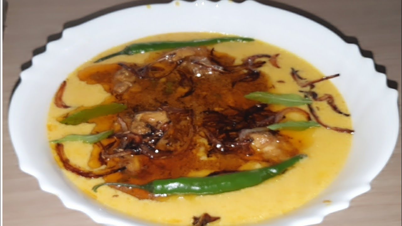 Kadhi Chicken recipe /kadhi in a difrent way - YouTube