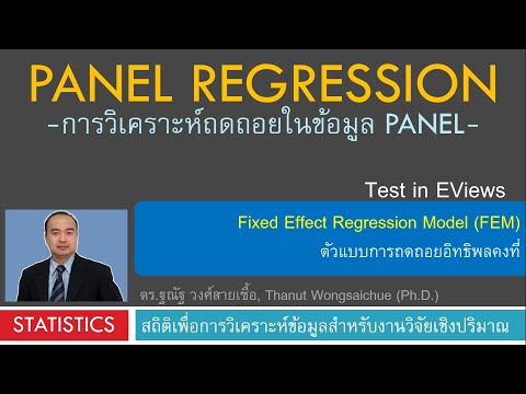 Panel Regression in EViews - YouTube