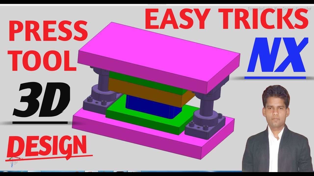 Press tool design in nx | stamping die design in nx | blank tool kaise ...