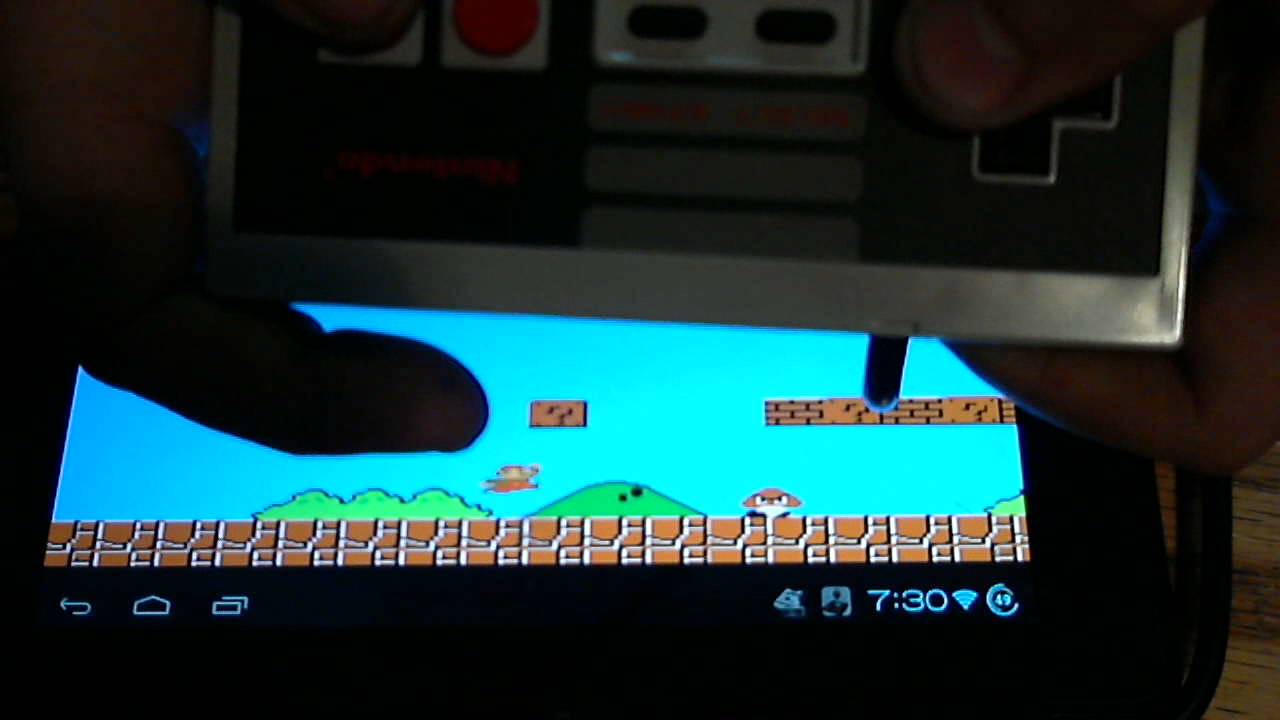 Kindle Fire with NES controller via USB OTG - YouTube