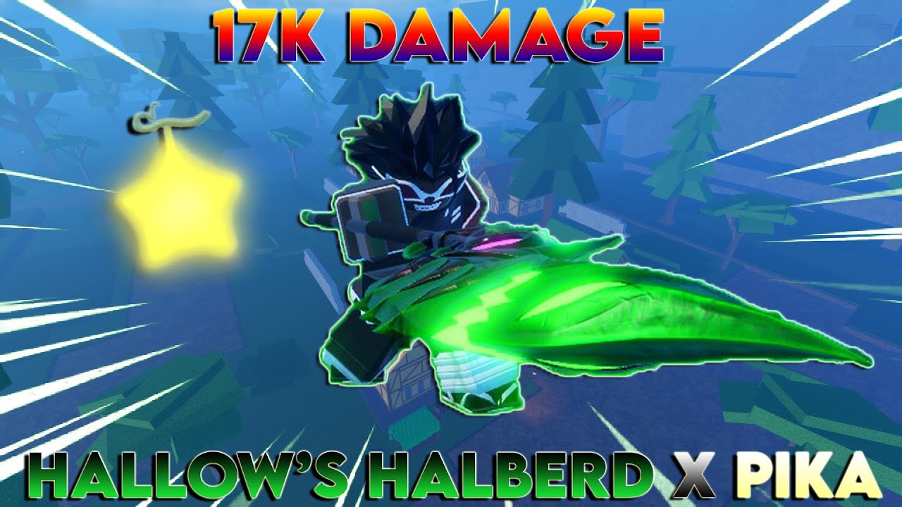 [GPO] HALBERD X PIKA THIS FRUIT IS BUSTED NOW! 17K DAMAGE - YouTube
