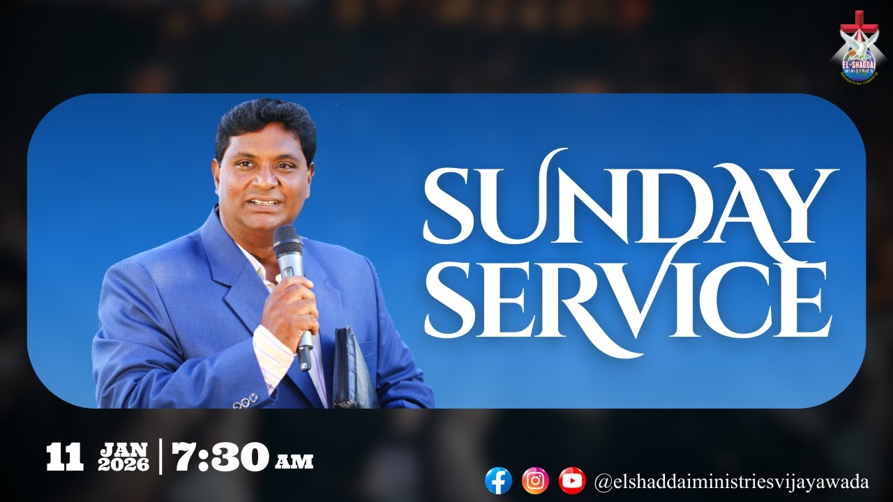 11-01-2026 | SUNDAY SERVICE | PASTOR RAVI PRAKASH | PASTOR MERCY GARU ...
