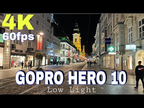 Gopro Hero 10 Black, Night Walking 4K UHD 60fps - YouTube