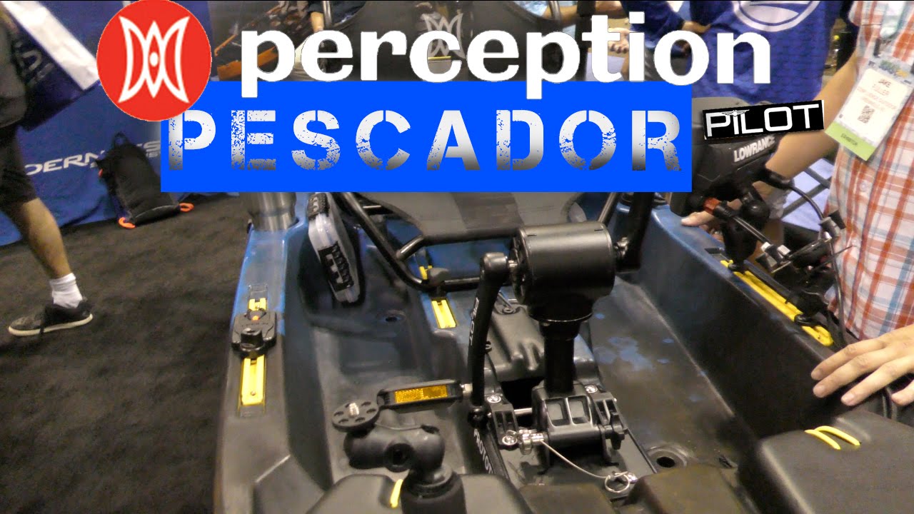 NEW Perception Pescador Pilot 120 Pedal Drive Kayak - YouTube