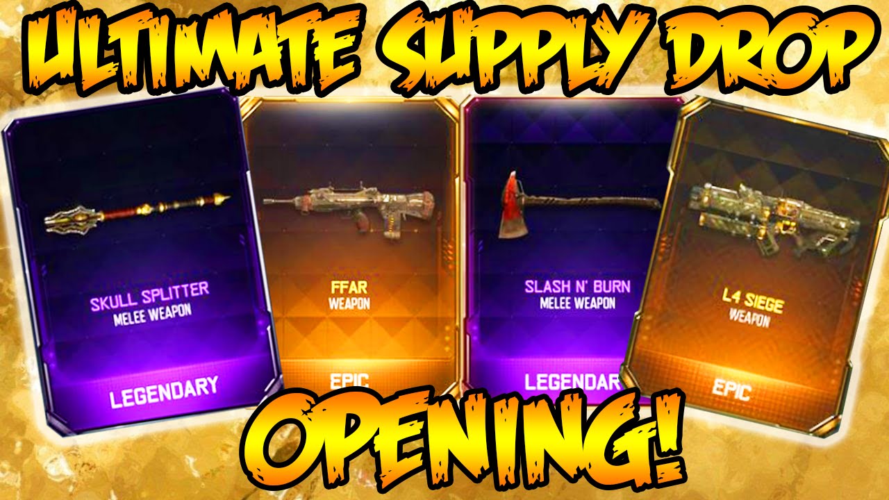 NEW FAMAS WEAPON, MELEE WEAPONS, & ROCKET GUN - BLACK OPS 3 SUPPLY DROP ...