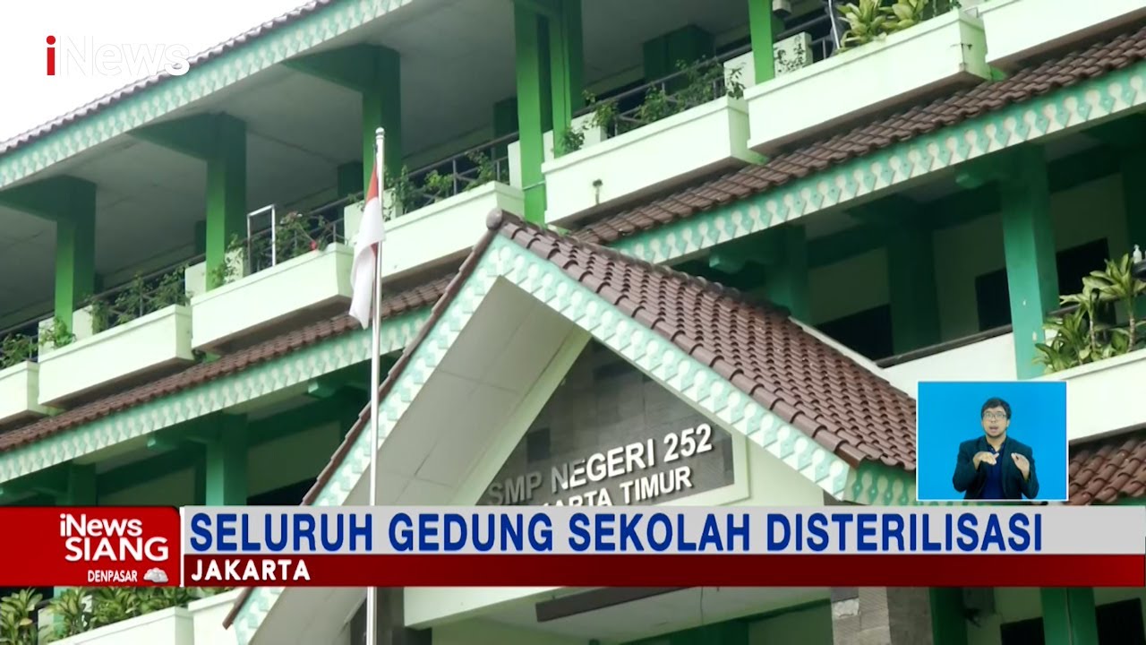 1 Siswa Positif COVID-19, PTM SMPN 252 Jakarta Disetop #iNewsSiang 14/ ...