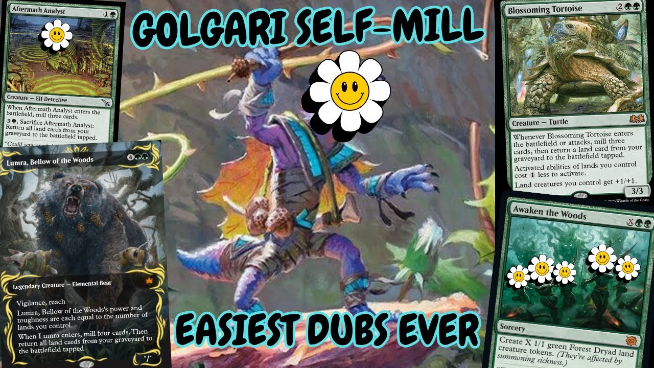 Golgari Self-Mill & Vinelasher Ping-to-Win MTG Standard Deck! Creature ...