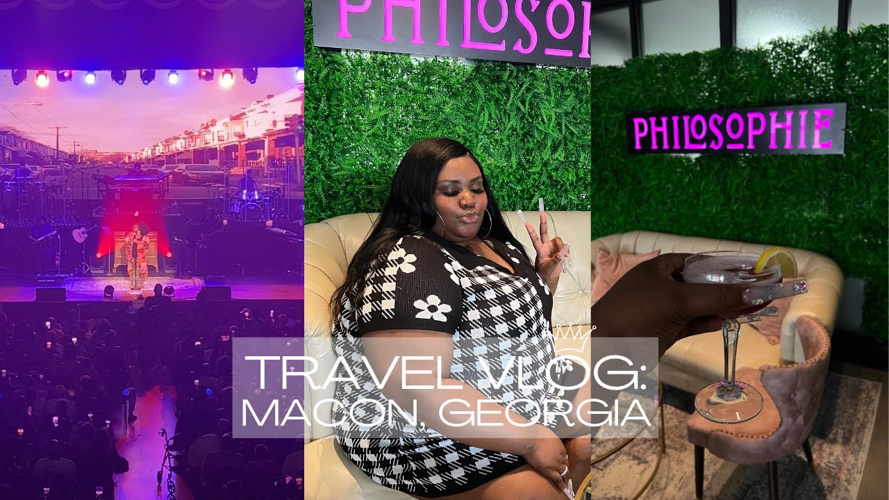 travel vlog: macon, ga | jill scott concert + wine bar + museum & MORE ...