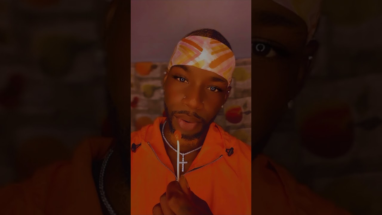 🤤So I let him lick 👅 the rapper 🧡🍭 #lilwayne #lollipopcandy #vibes # ...