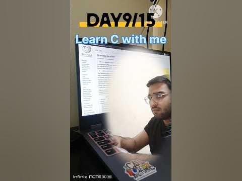 Day 9/15 Learning C Programming in college fresher #engineering #study #college #cu #iitian # ...