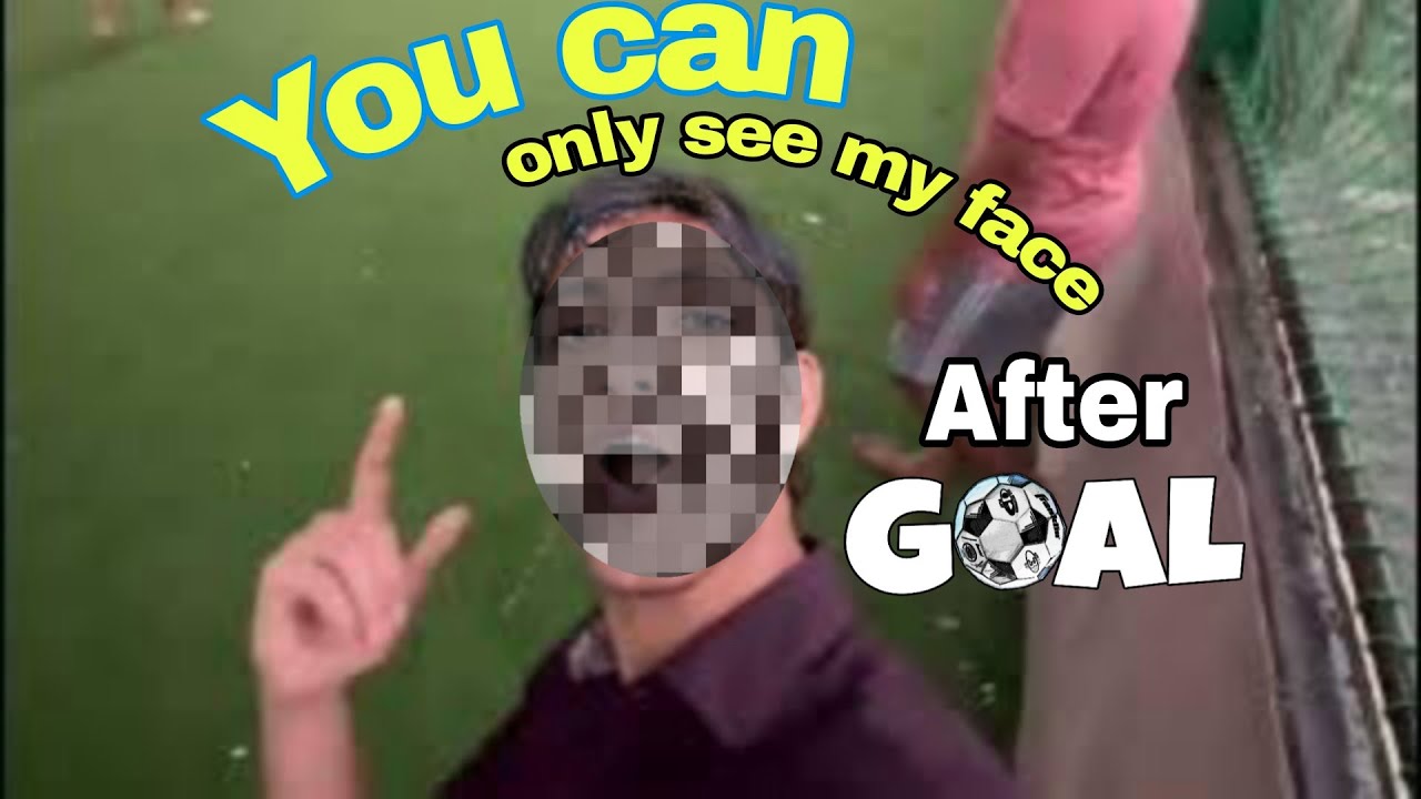 Only you can see my face after a goal || Unlock this face now - YouTube