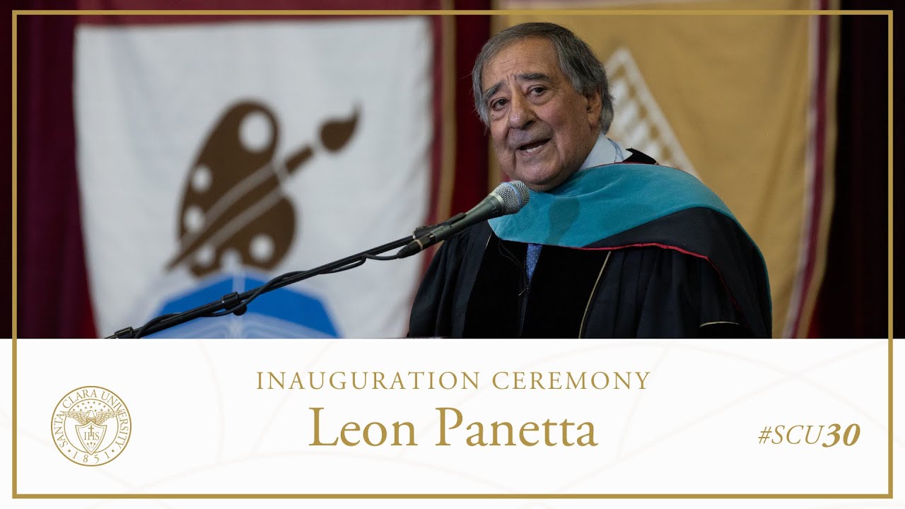#SCU30: Alumnus Leon Panetta Speaks at Presidential Inauguration - YouTube
