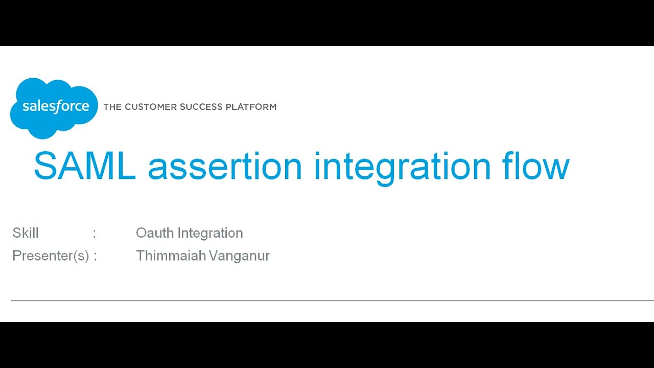 saml assertion flow - YouTube