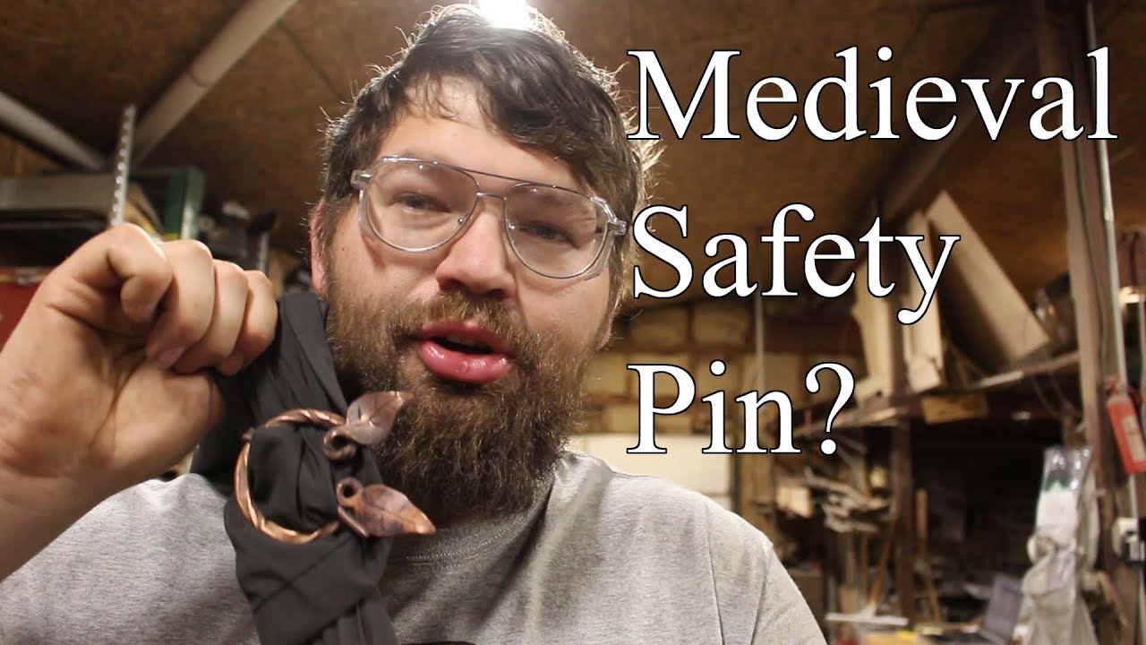 Smithing the medieval safety pin? - YouTube