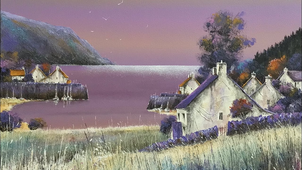 DAWN COLOURS original painting 2023 - YouTube