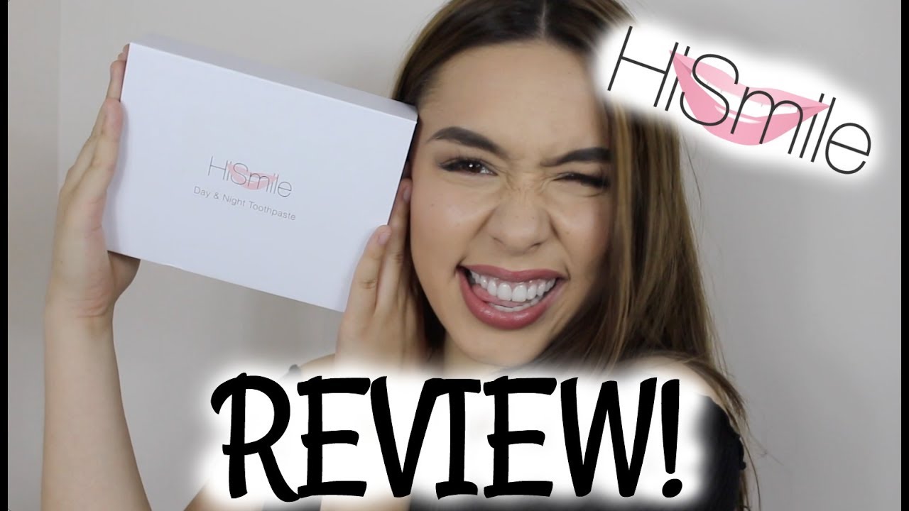 REVIEW HISMILE DAY AND NIGHT TOOTHPASTE ♡ SABRINA TAM - YouTube