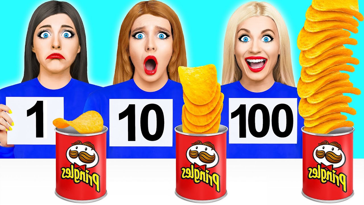 100 Schichten Nahrung Challenge | Verrückte Challenge von Multi DO Food ...