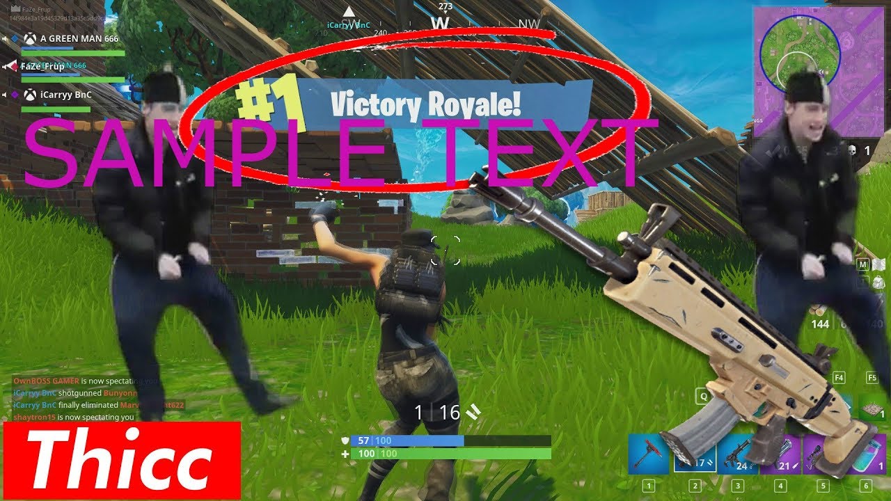 Sample Text Fortnite - YouTube