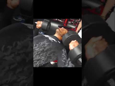 Cyril Gane Weight Training - YouTube