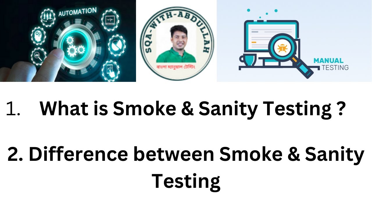 15. What is Smoke & Sanity Testing and its Details - YouTube