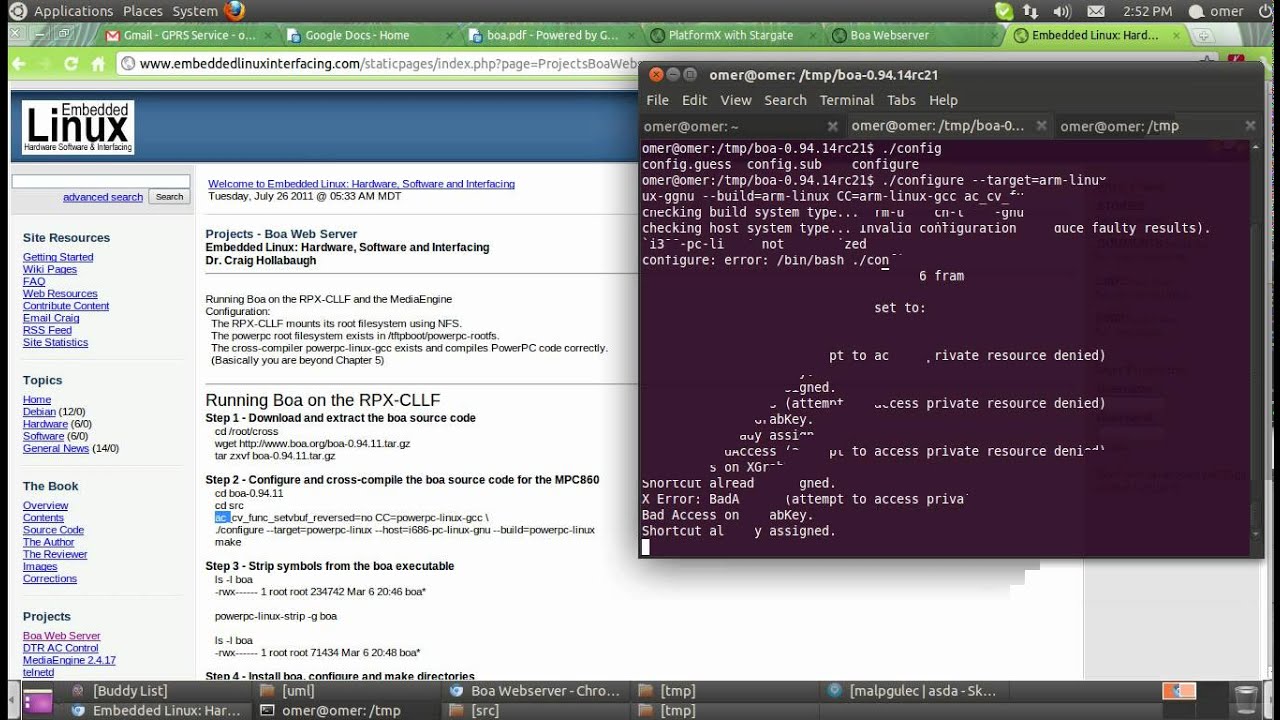 Boa Webserver - YouTube