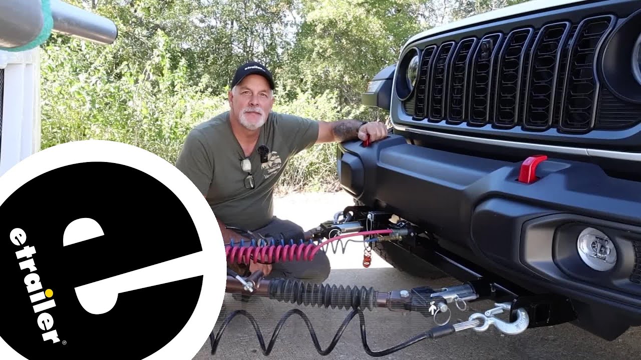 etrailer | Installing the Curt Custom Base Plate Kit on a 2024 Jeep Wrangler Unlimited - YouTube