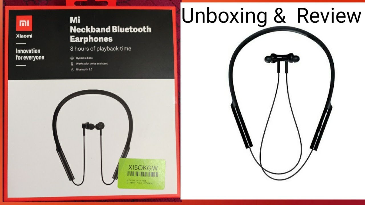 Mi Neckband Bluetooth Earphones Unboxing & Review | Badal Kumar - YouTube
