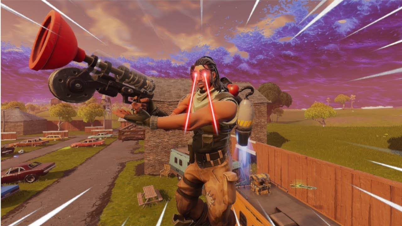 Flying Default Skins in Fortnite - YouTube