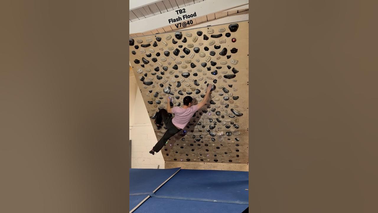 Tension Board 2 - Flash Flood V7@40 - Climbing Training - YouTube