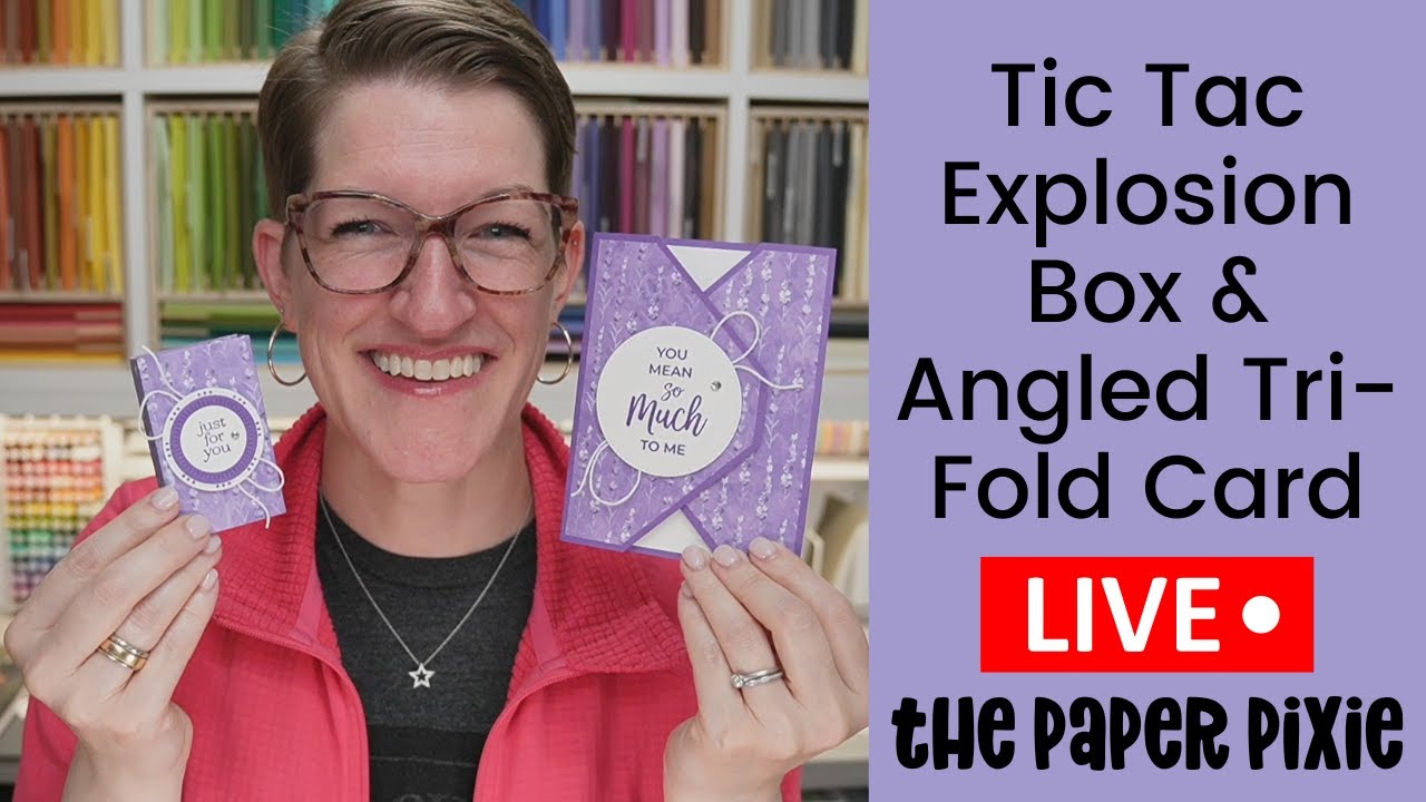 🔴 Tic Tac Explosion Box & Angled Tri-Fold Card - Episode 326 - YouTube