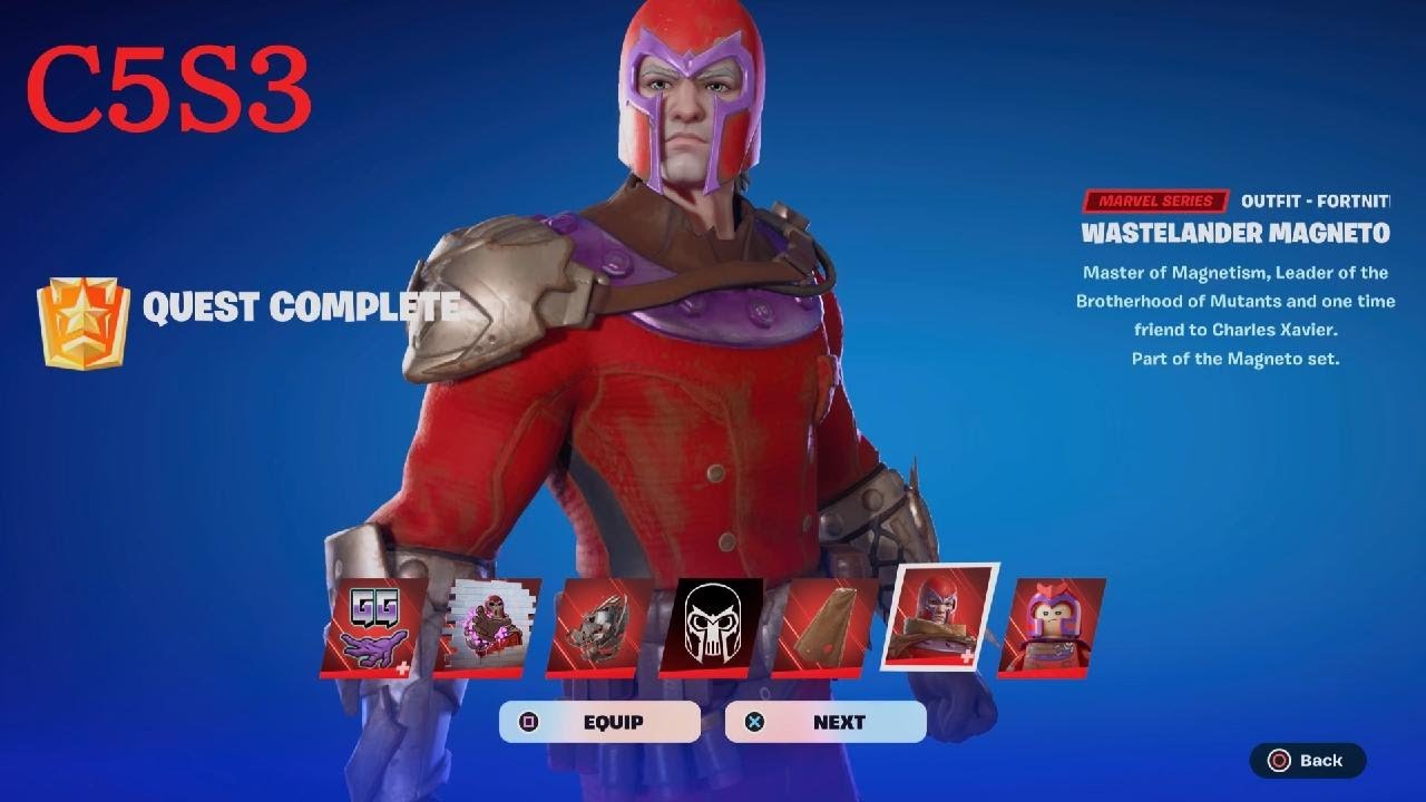 Fortnite C5S3 #westland magneto - YouTube
