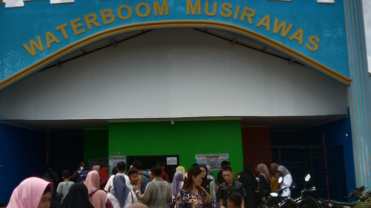 Vlog | Objek Wisata Waterboom Terawas | Musi Rawas 2024 - YouTube