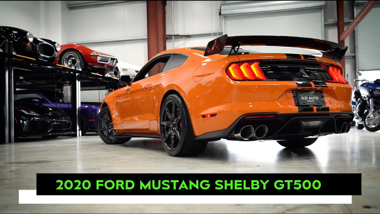 2020 Ford Mustang Shelby GT500 - 760hp, Twister Orange, 142 Miles - YouTube