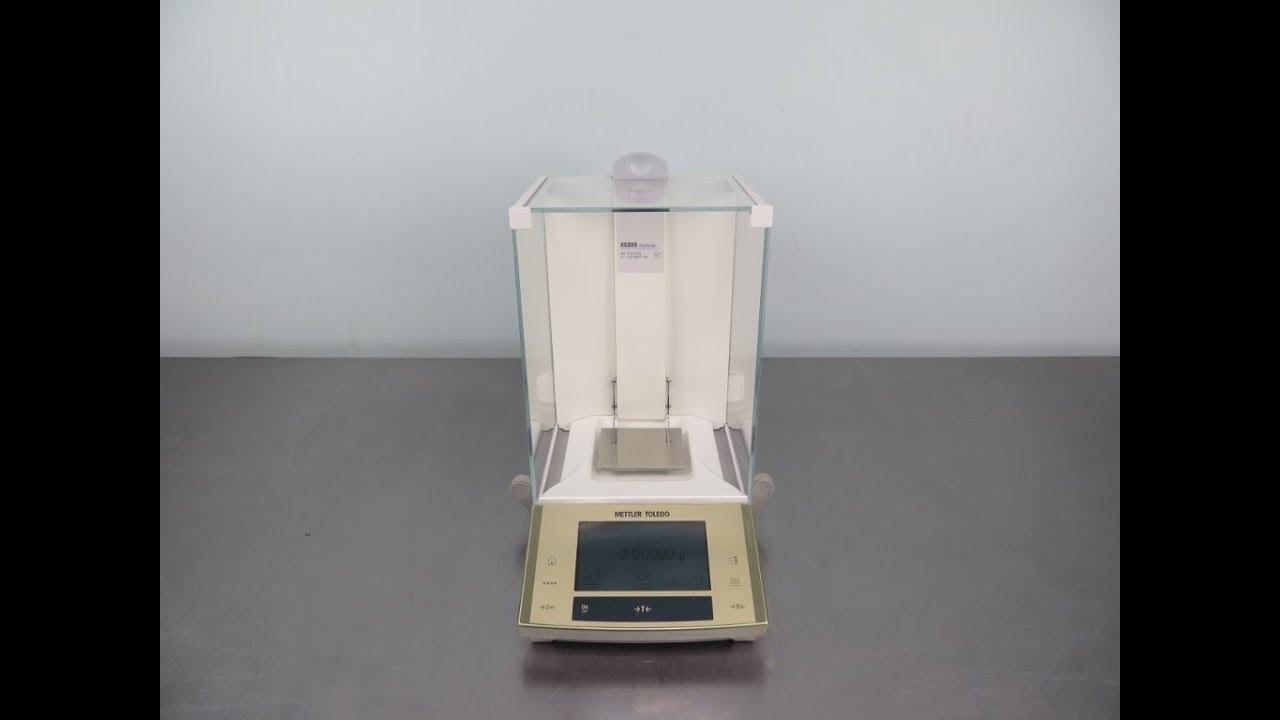 Mettler Toledo XS205 DualRange Balance - YouTube