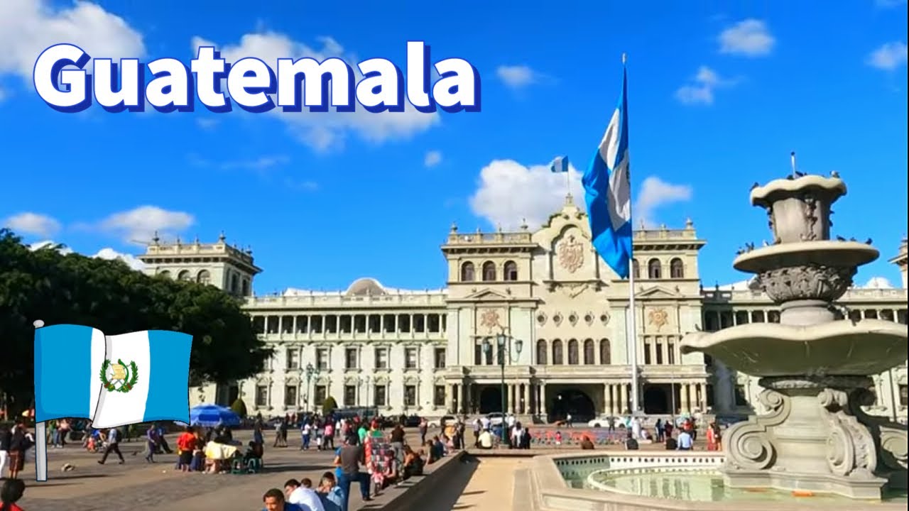 Ciudad de Guatemala 🇬🇹 Palacio Nacional, Constitution Plaza (Plaza de ...