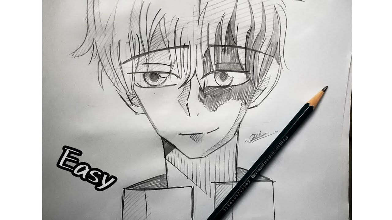How to draw todoroki shoto step by step || todoroki shoto drawing - YouTube