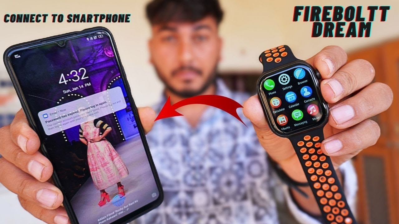 How To Connect Fireboltt Dream To phone ll Fireboltt Dream Ko Phone Se ...