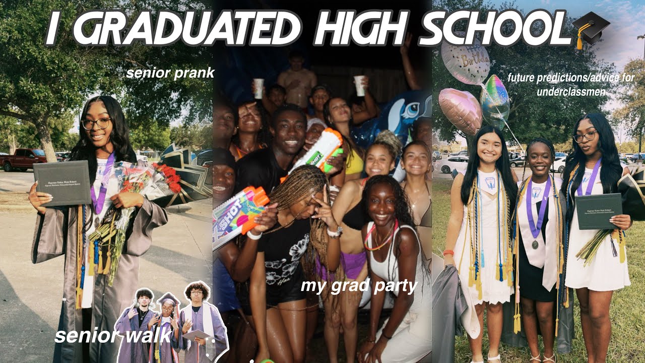 I GRADUATED HIGHSCHOOL| last day of school, future predictions ...